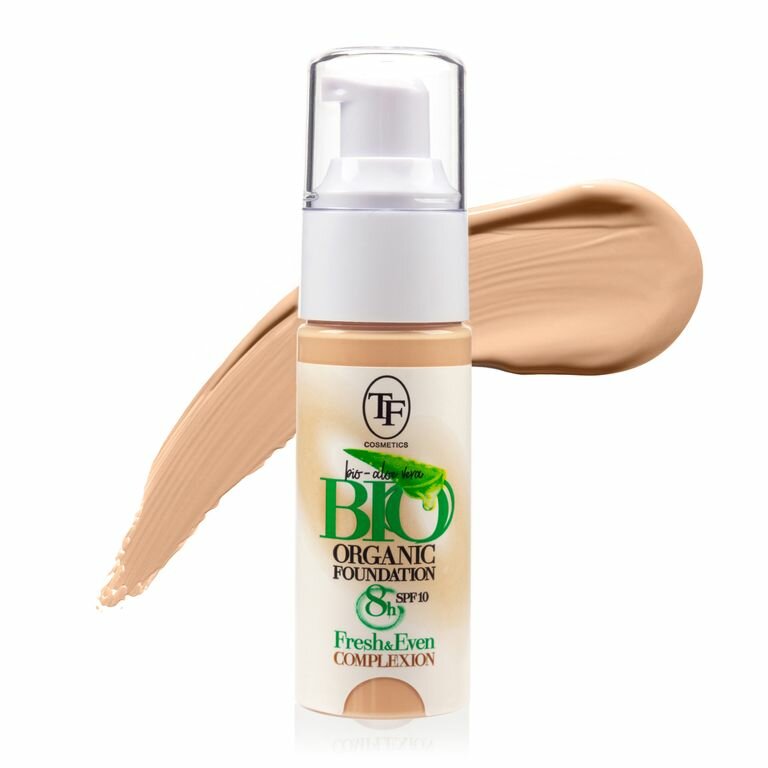 TF cosmetics Тональный крем BIO ORGANIC FOUNDATION CTW13, тон 03 Natural cream Натуральный кремовый