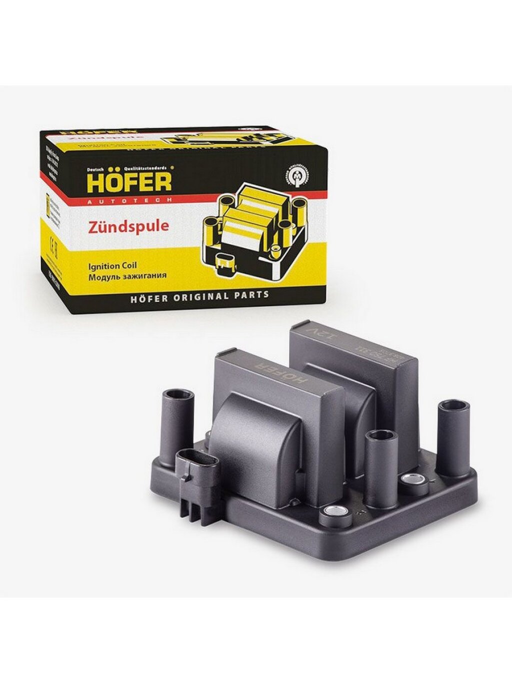 Катушка зажигания модуль для а/м ГАЗель (дв. УМЗ 4216) ЕВРО-3 "HOFER"