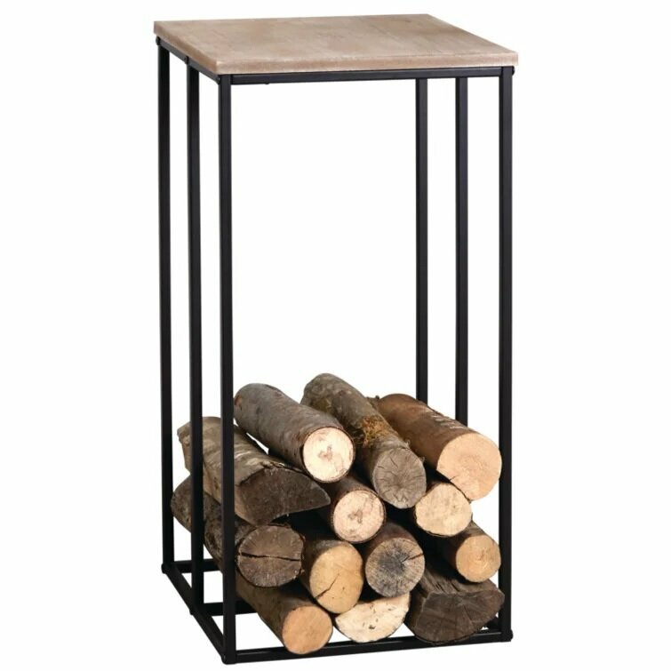 Дровница в стиле лофт из металла Модель 5