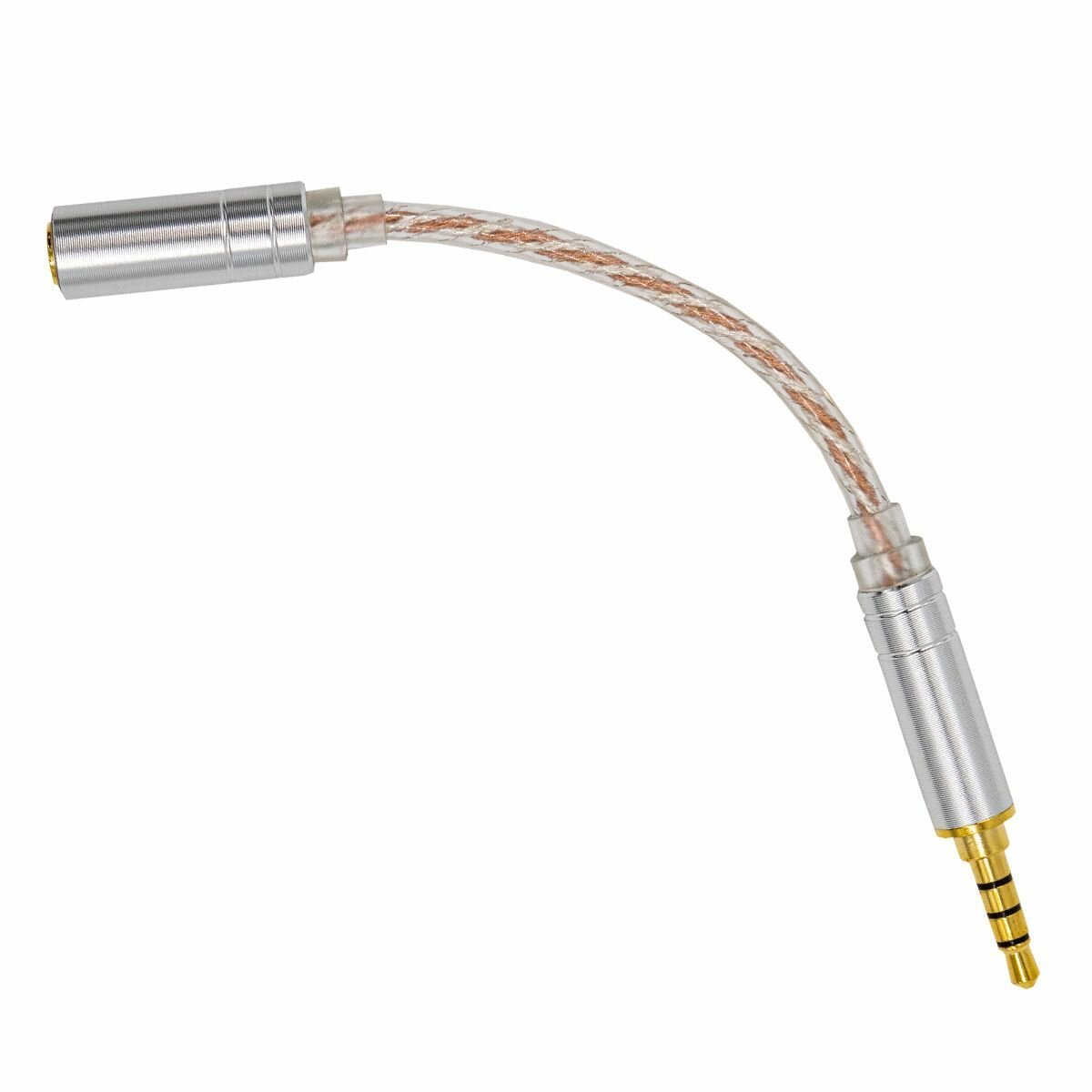 Кабель-переходник 3.5мм (Папа) на 2.5 (Мама-баланс)