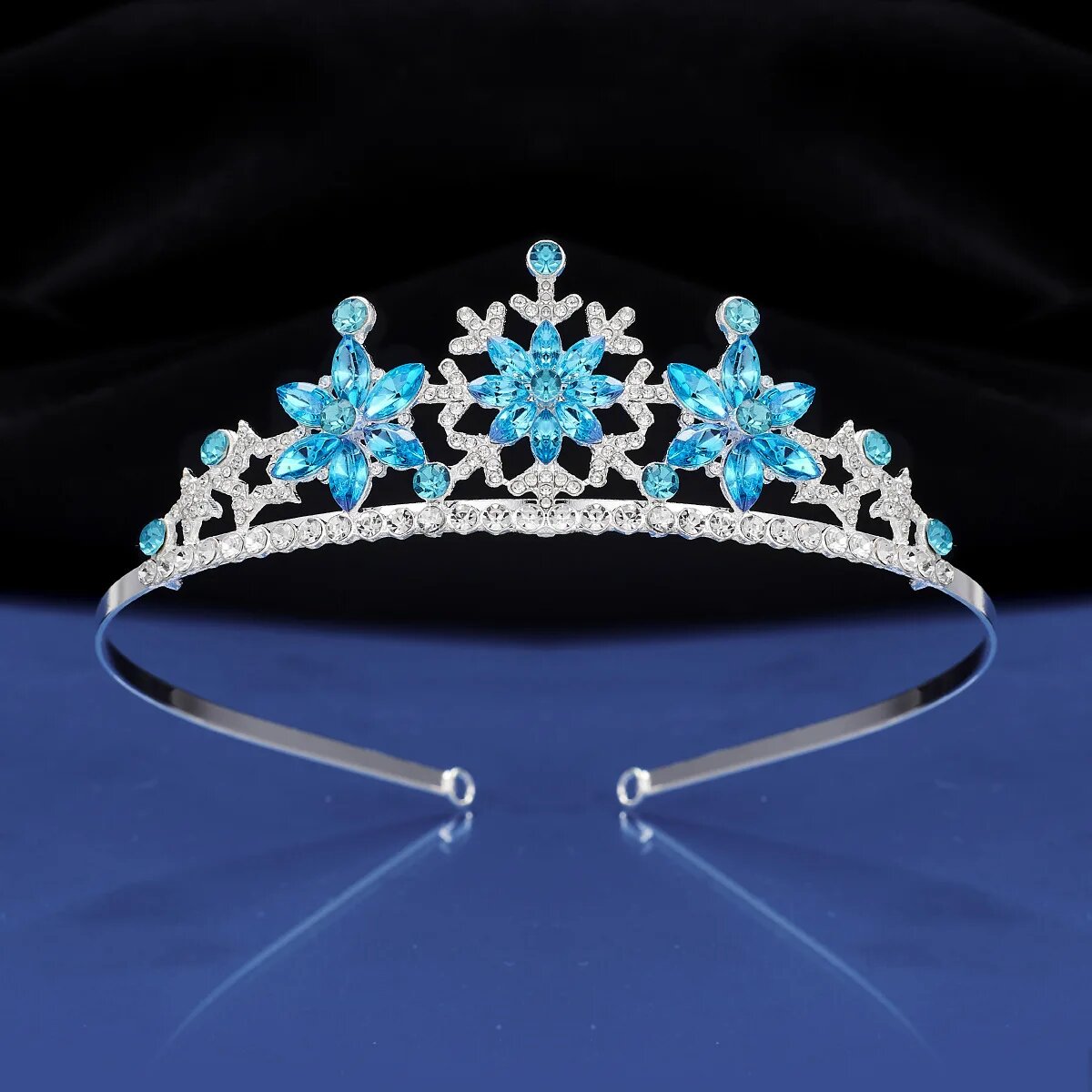 Детская хрустальная корона Lake Blue