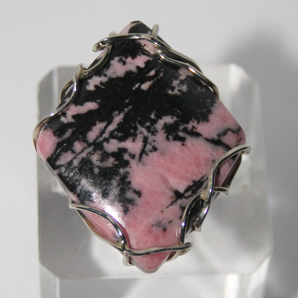 Кольцо, родонит