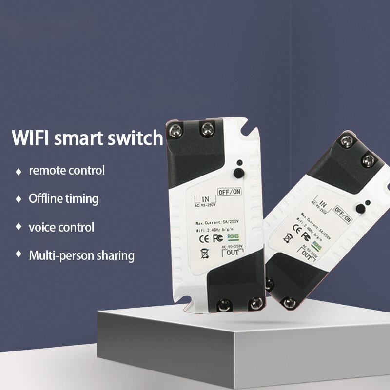 Wifi Smart Switch 220v Универсальный Универсальный Модифицированный Телефонный Пульт Ewelink