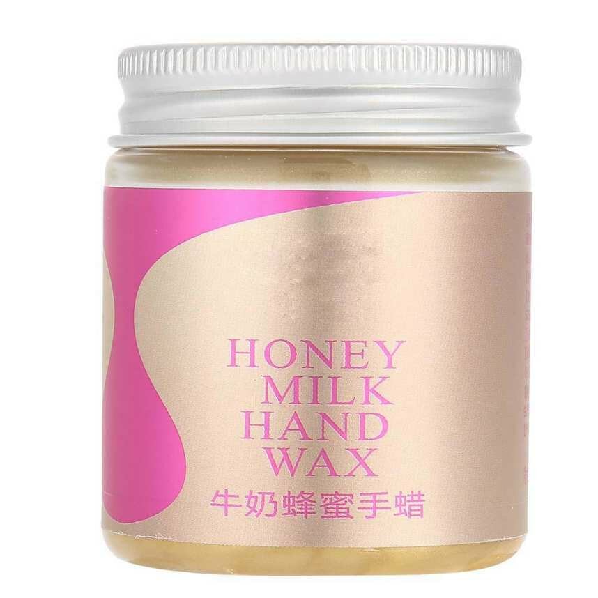 Увлажняющий отбеливающий крем-пилинг для рук с воском и молочным медом 80 г
