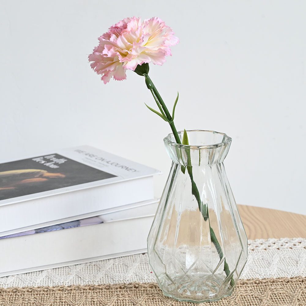 Искусственный цветок гвоздика "Скандинавская", светло-розовая