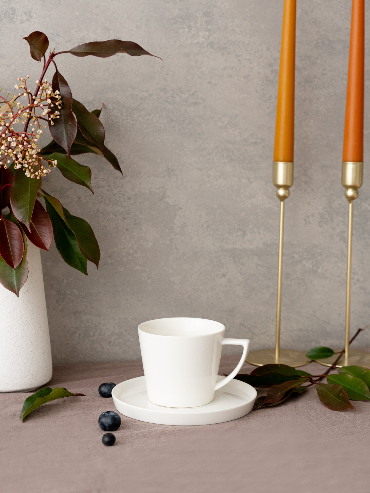 Кофейная пара 120 мл. "Сола" (Sola) чашки для эспрессо чашка с блюдцем. Коралл