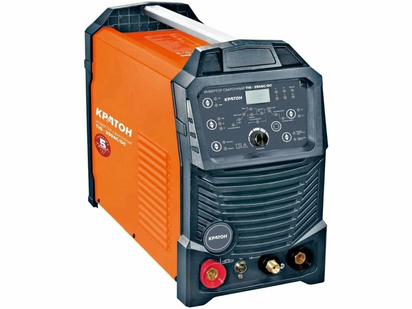 Сварочный аппарат инверторный Кратон TIG-250AC/DC, импульсный режим для сварки аллюминия