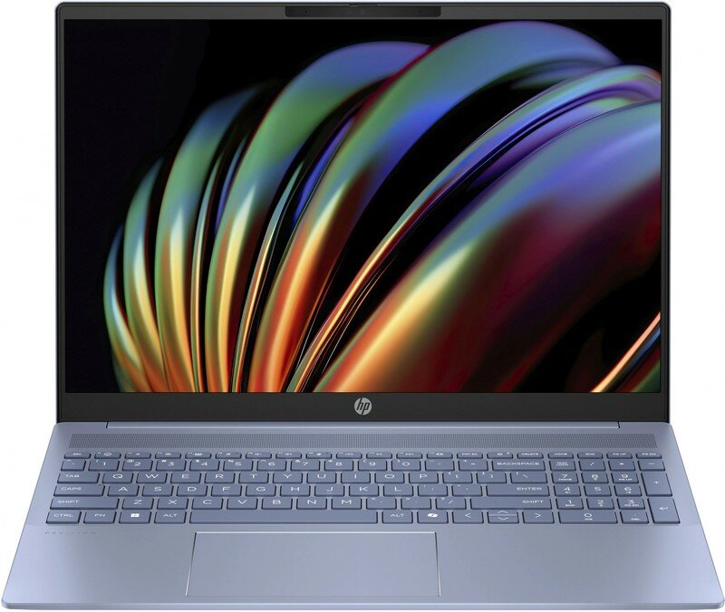 Ноутбук HP Pavilion 16-ag0015ci 16", B4LY9EA, IPS, AMD Ryzen 5 8540U 3.2ГГц, 6-ядерный, 16ГБ LPDDR5, 512ГБ SSD, Radeon 740M, FreeDOS, голубой
