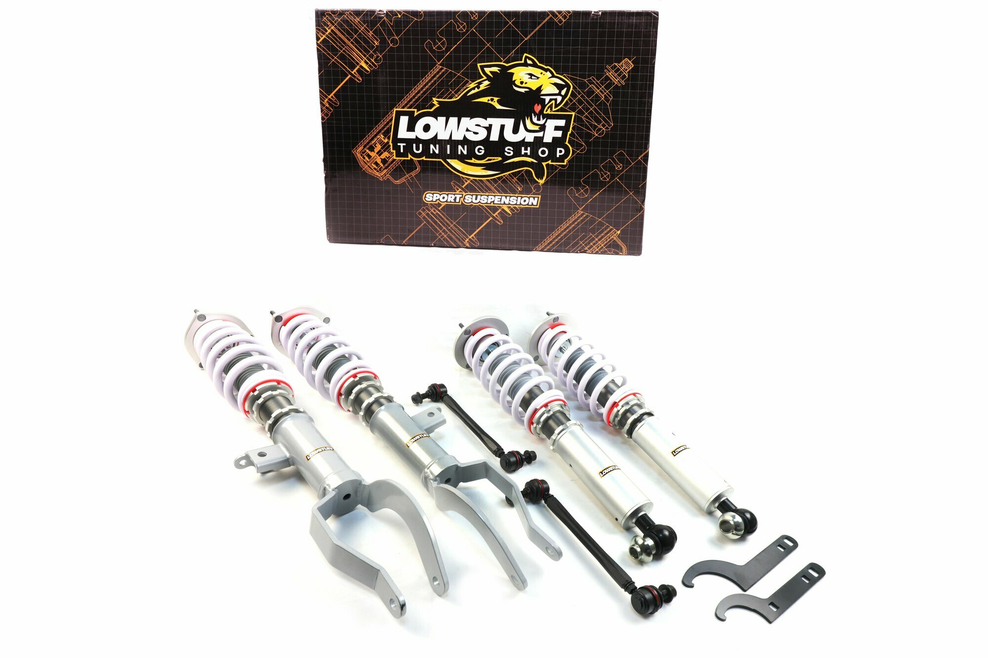 BMW F10 F12 F13 F01 F06 xdrive винтовая подвеска LOWSTUFF EVO-4 фултап койловеры с регулировкой высоты и жесткости LSCSBM314