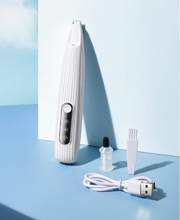 Триммер для лап домашних животных со светодиодной подсветкой Водонепроницаемая машинка для стрижки шерсти собак