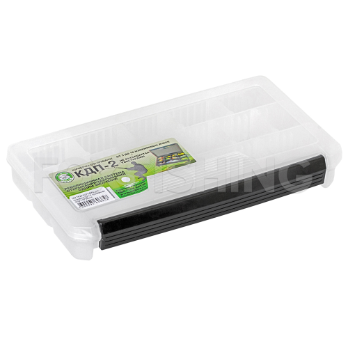 Коробка рыболовная Три Кита Box КДП-2 CLEAR 23x13x3,5см.
