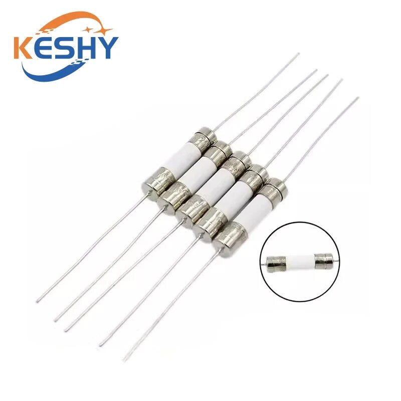 Керамические предохранители медленного срабатывания 5x20 мм 250В 10PCS, 15A