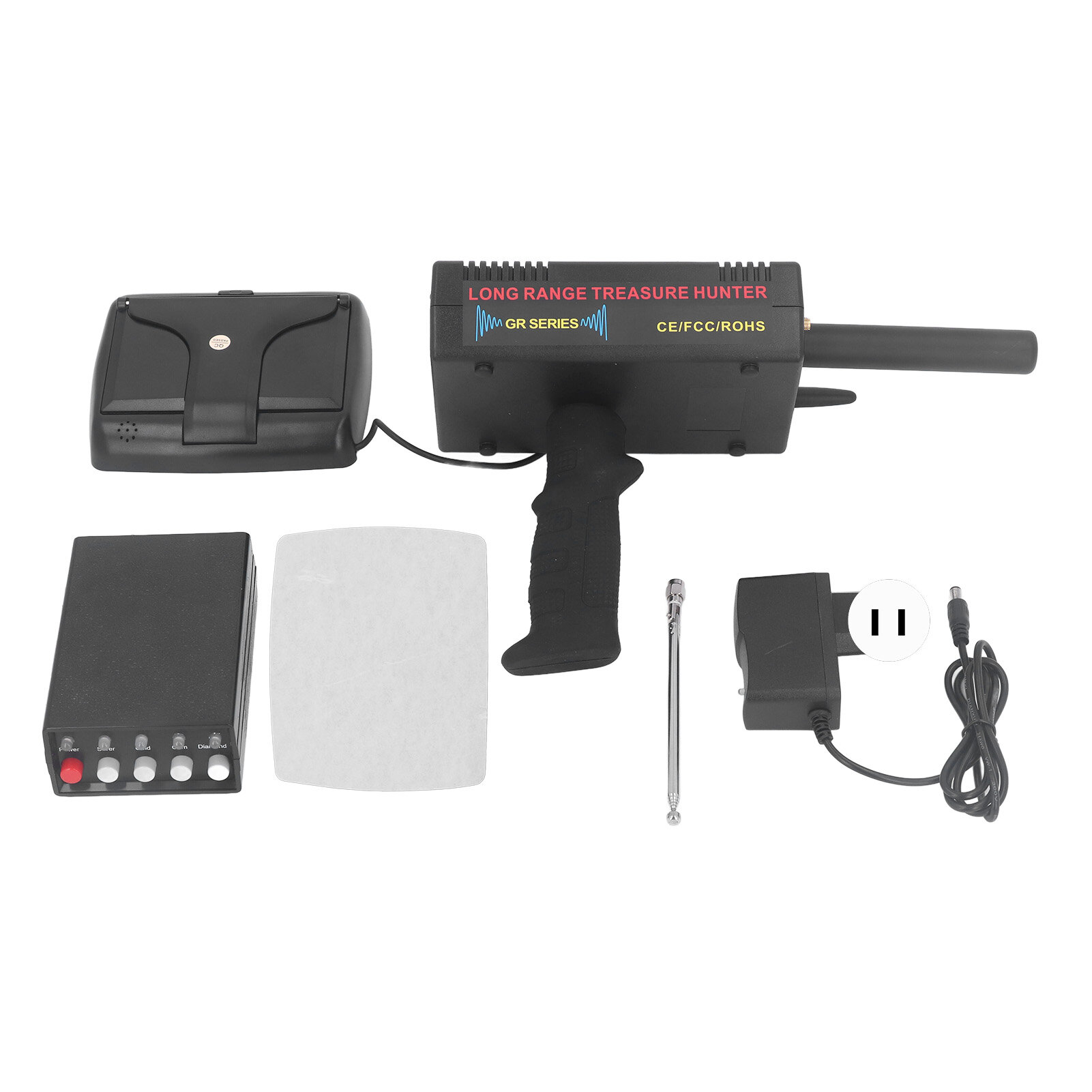 Профессиональный металлоискатель 3D, дальнего действия, со складным экраном