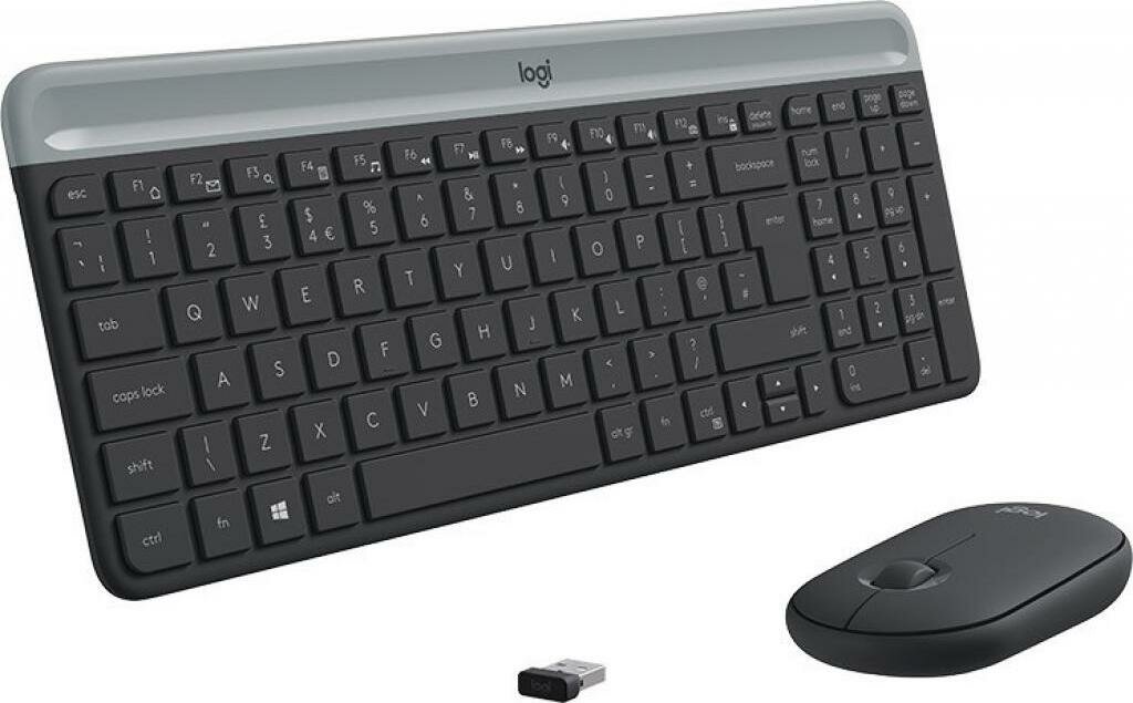 Комплект мышь + клавиатура Logitech MK470, (920-009206), графит