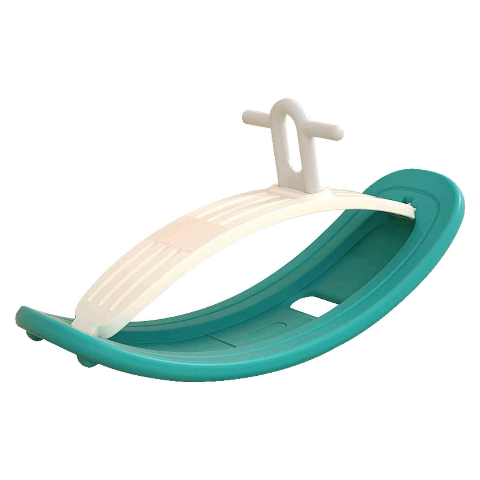 Детская качалка-лошадка, качели, балансировочная доска для малышей, тренажер для развития равновесия, игрушка для игр в помещении и на открытом воздухе, зеленая.