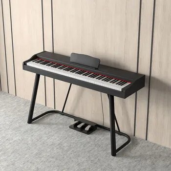 Портативный 88 - клавишный электронный цифровой рояль DZQ-88 С съемной U - образной опорой