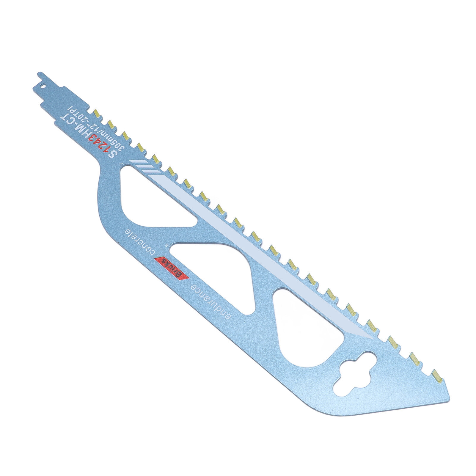 Возвратно-поступательное пильное полотно из цементированного карбида, жаропрочное пильное полотно для каменной кладки, для строительства, ремонта, сноса, 12 дюймов / 305 мм