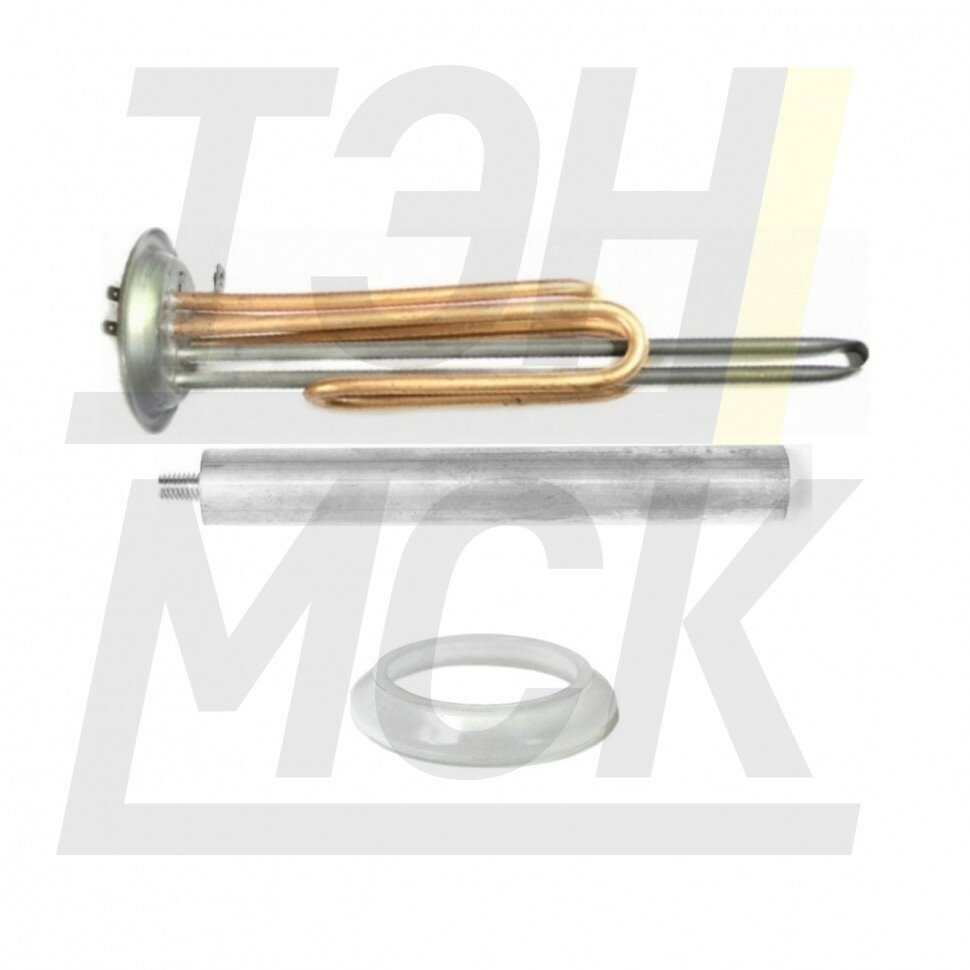 Комплект ТЭН 2кВт (2000Вт) RF для водонагревателя Thermex IS, IR, RZL (22), Garanterm, фланец 92мм + прокладка + анод, 20941K
