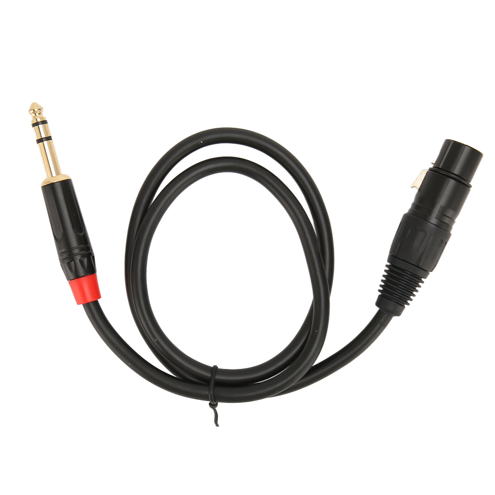 Female XLR to 6.35mm Jack Audio Cable Instrument for Microphone Electric Guitar 0.75 Meter