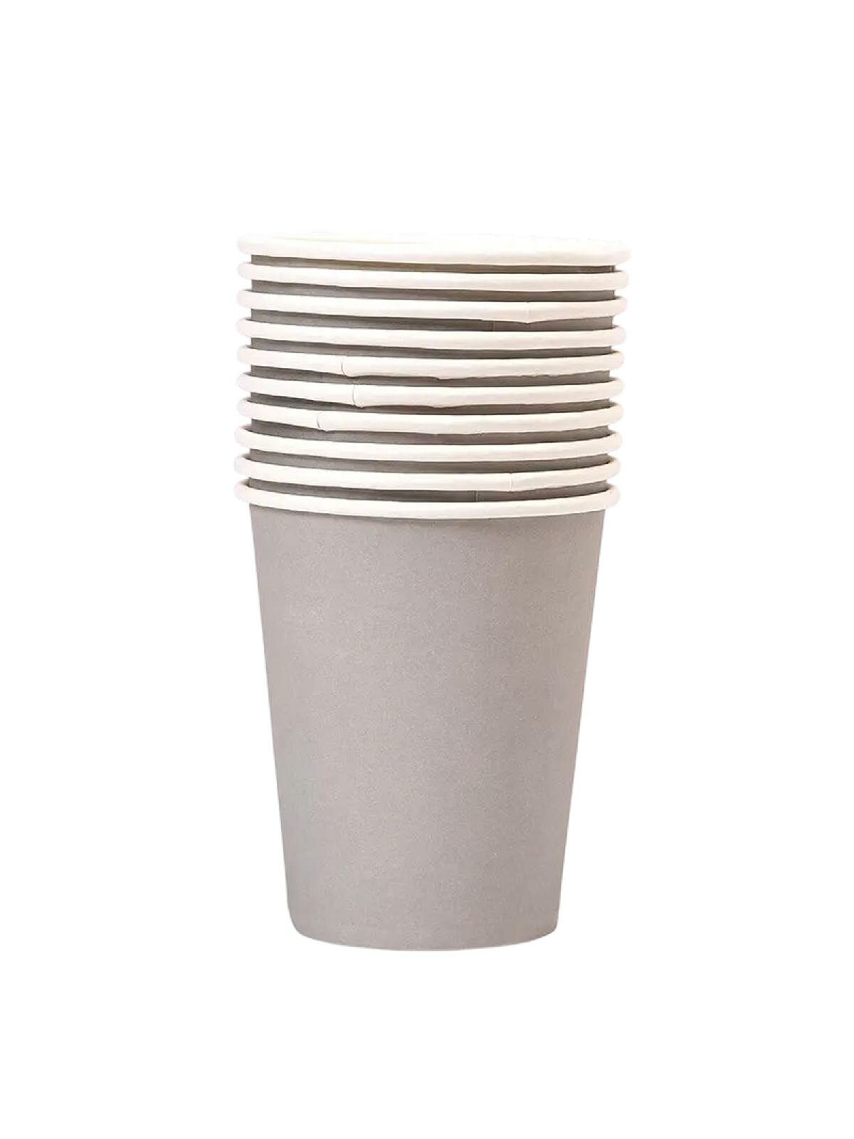 Упаковка из 10 биоразлагаемых кофейных чашек Удобная Одноразовая посуда для напитков