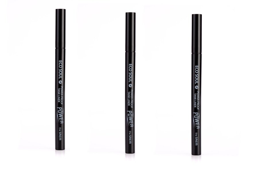 Подводка Sung bo Cleamy для глаз Eco Soul Power-proof Tank Liner 01 Black 0,6мл, 3 шт