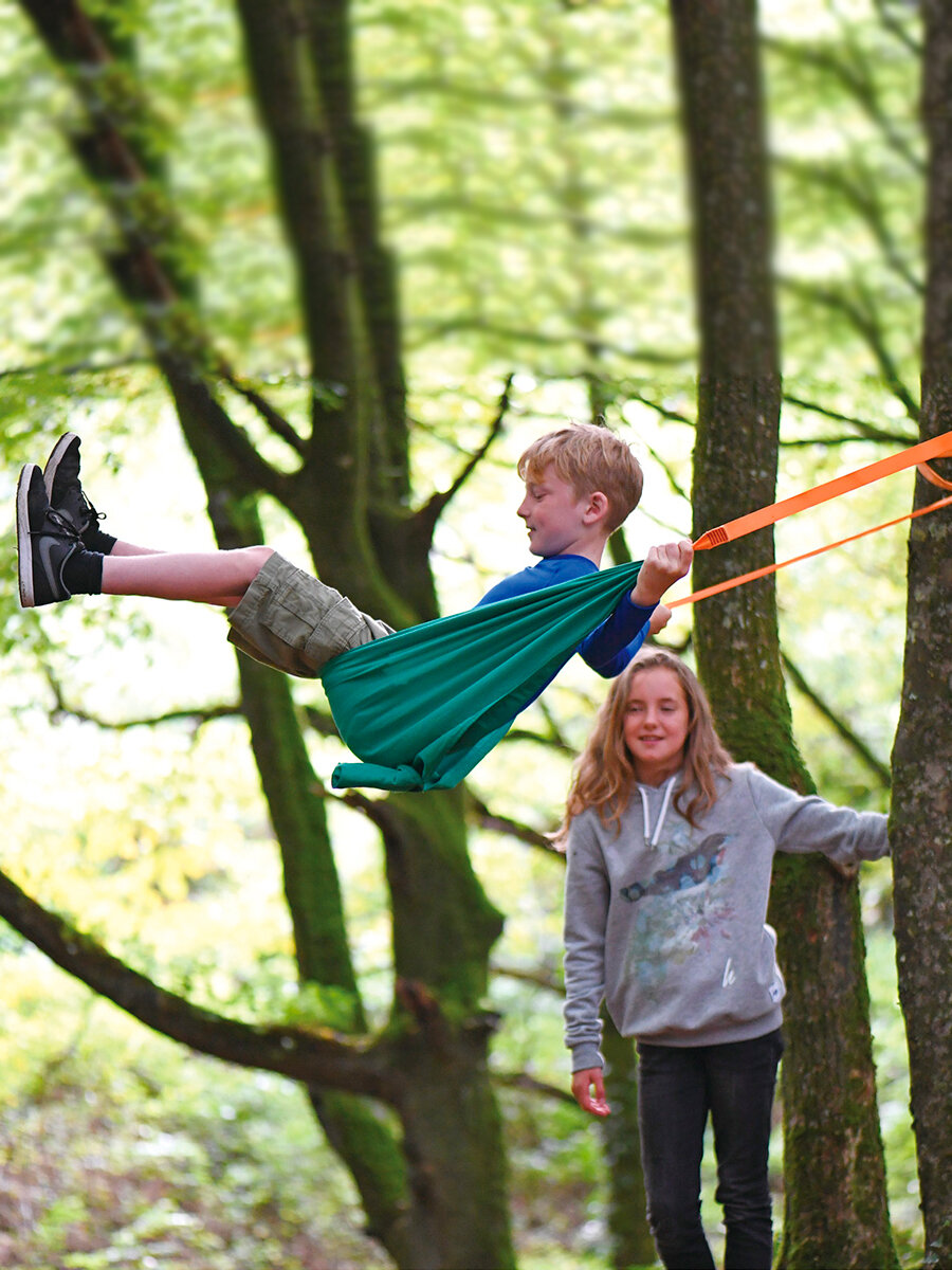 Детский подвесной уличный гамак серии Hape "Набор Туриста" E5573_HP