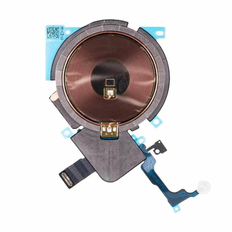 Шлейф для iPhone 15 Pro Max на беспроводную зарядку, вспышку и микрофон (OEM)