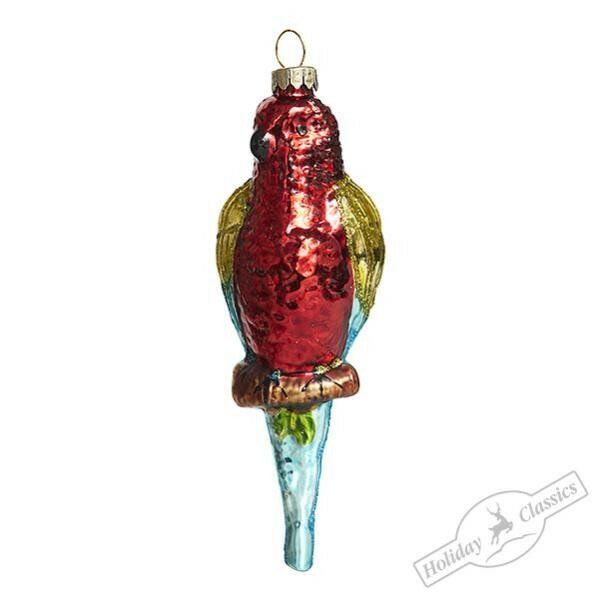 Игрушка на елку Попугай австралийский, 13см