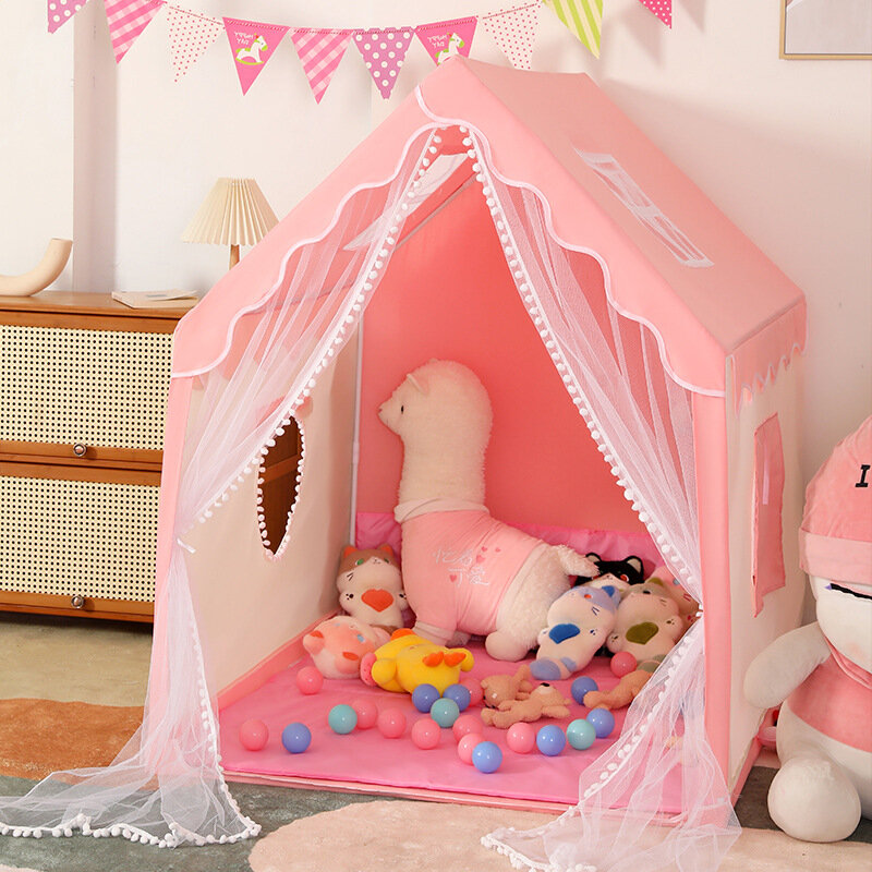 Игровой домик Nopino "Сакура", для детей 4-6 лет, полиэфирная ткань, розовый