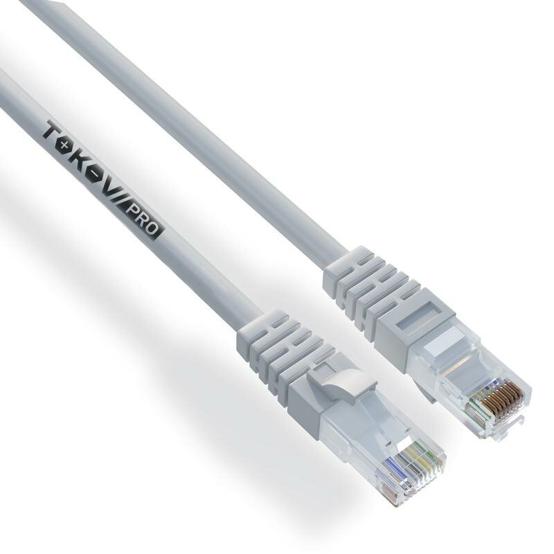 Патч-корд кат.5E U/UTP 24 AWG PVC 15м PRO, TOKOV ELECTRIC TKP-PC06-5EU-CUPVC-15M (1 шт.)