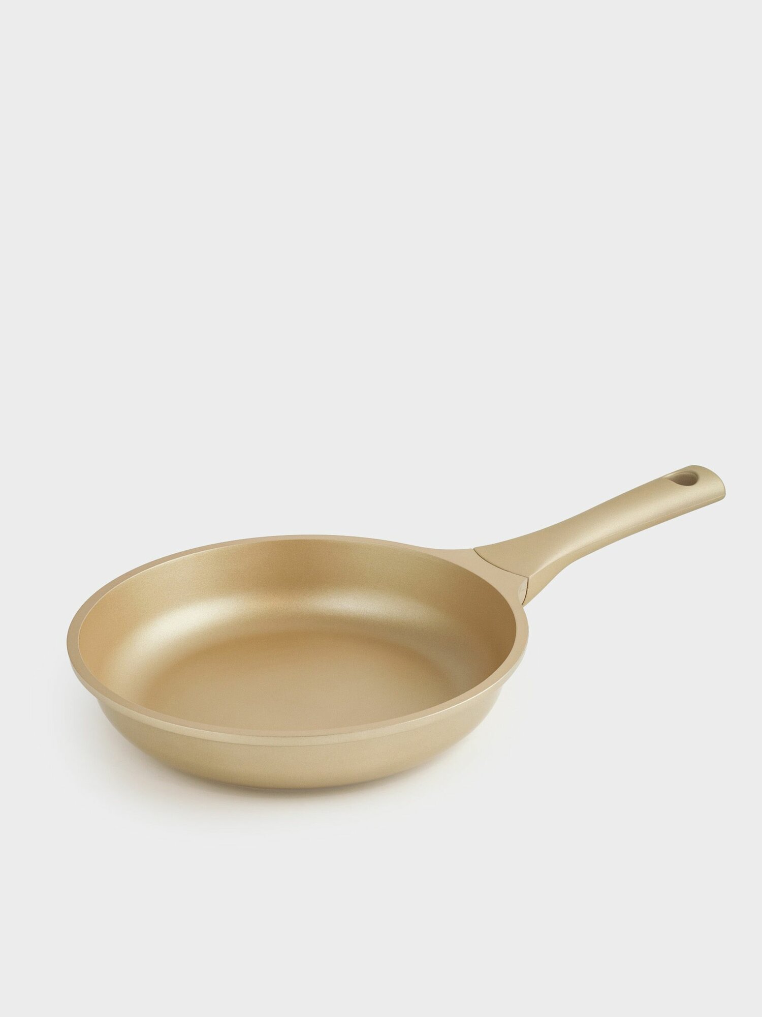 Сковорода, 24 см, с покрытием, алюминий, золотистая, Trineli