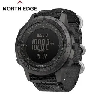 NORTH EDGE Спортивные часы 048C0114A0F677576344B2BC9DB0E97D, цвет черный
