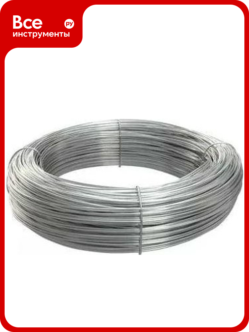 Оцинкованная проволока VOLOKA 1,2 мм, 3 кг, 339 м ПЦ-1.2-3