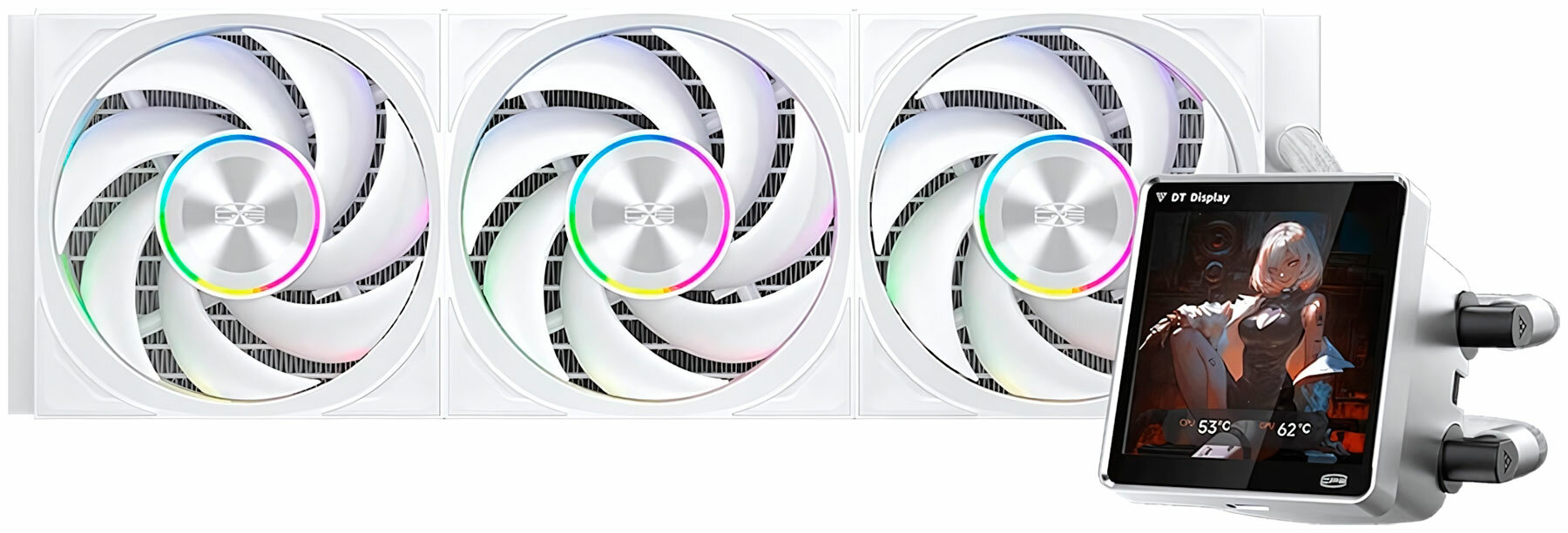 СЖО для процессоров PCCooler DT360 ARGB Display WH