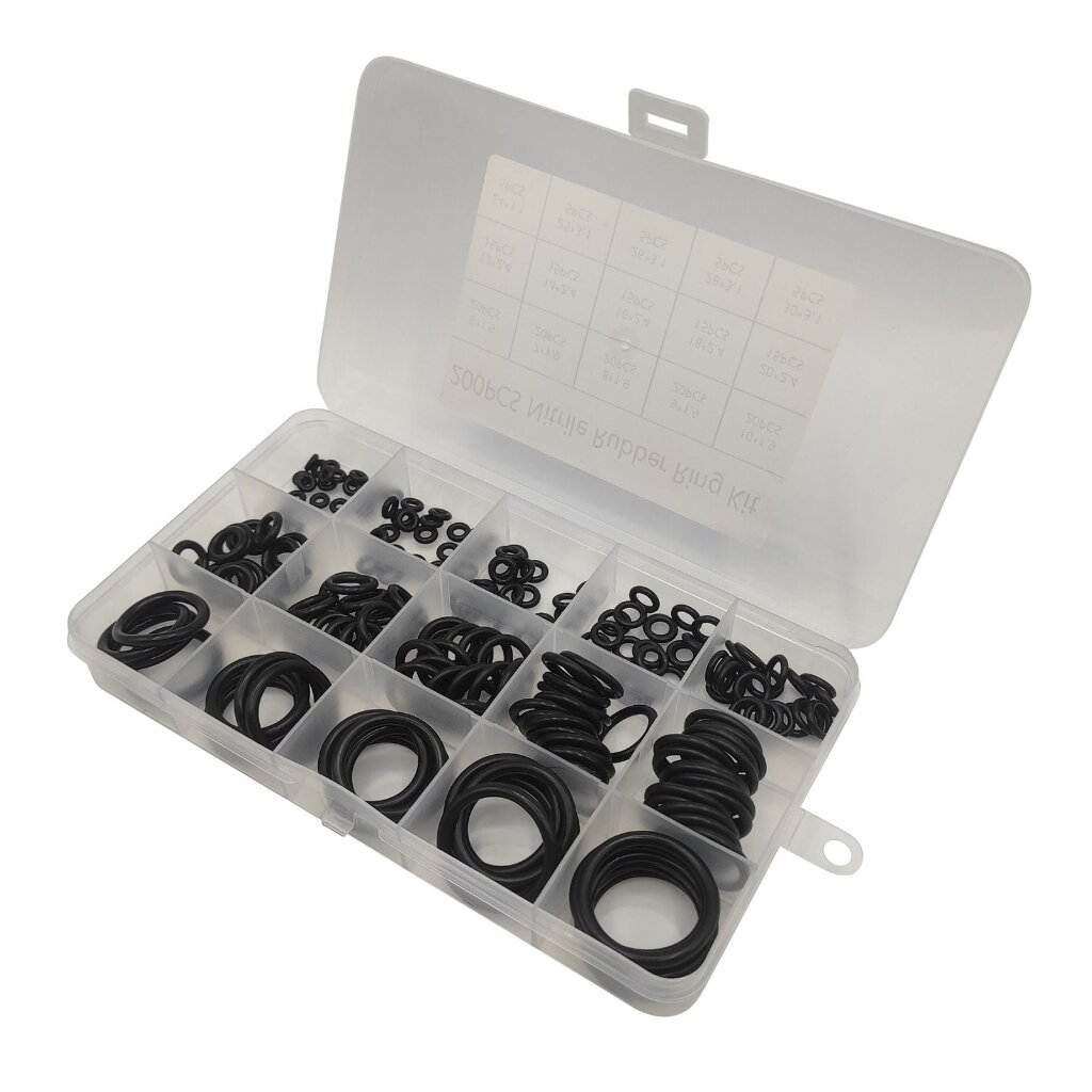 200шт Уплотнительные Кольца Комплект Прокладок Резиновые Шайбы Ассортимент Уплотнений Набор Резиновых Прокладок Уплотнительные Шайбы Комплект Уплотнительных Колец для Сантехники