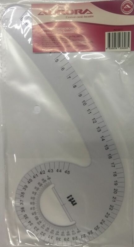 Лекало портновское размер 3112 Aurora AU-5311