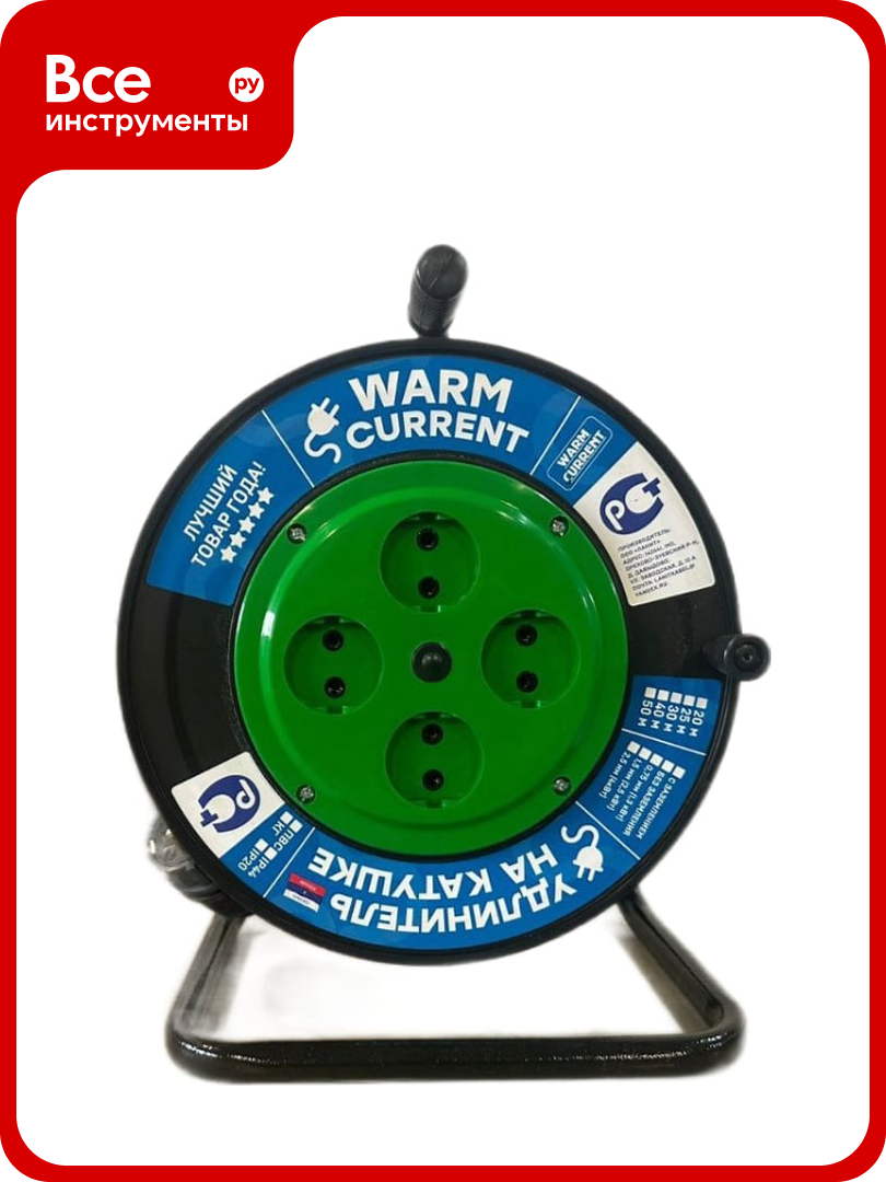 Удлинитель на катушке ООО Ланит КГтп-хл 50м 2x1.5 KAT050