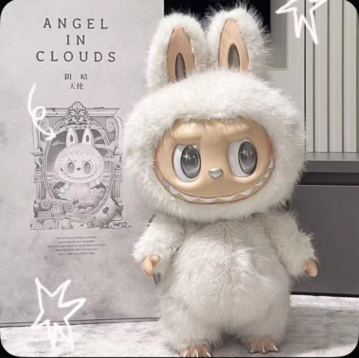 Лабубу Labubu Zimomo Зимомо мягкая игрушка 38 см