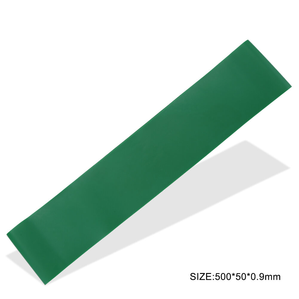 Эластичные эластичные ленты для тренировок, йоги, пилатеса, домашнего спортзала, растяжки, зеленые.