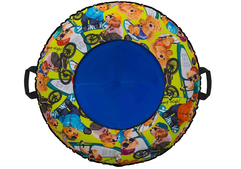 Тюбинг оксфорд BEAR 93см центр синий с автокамерой