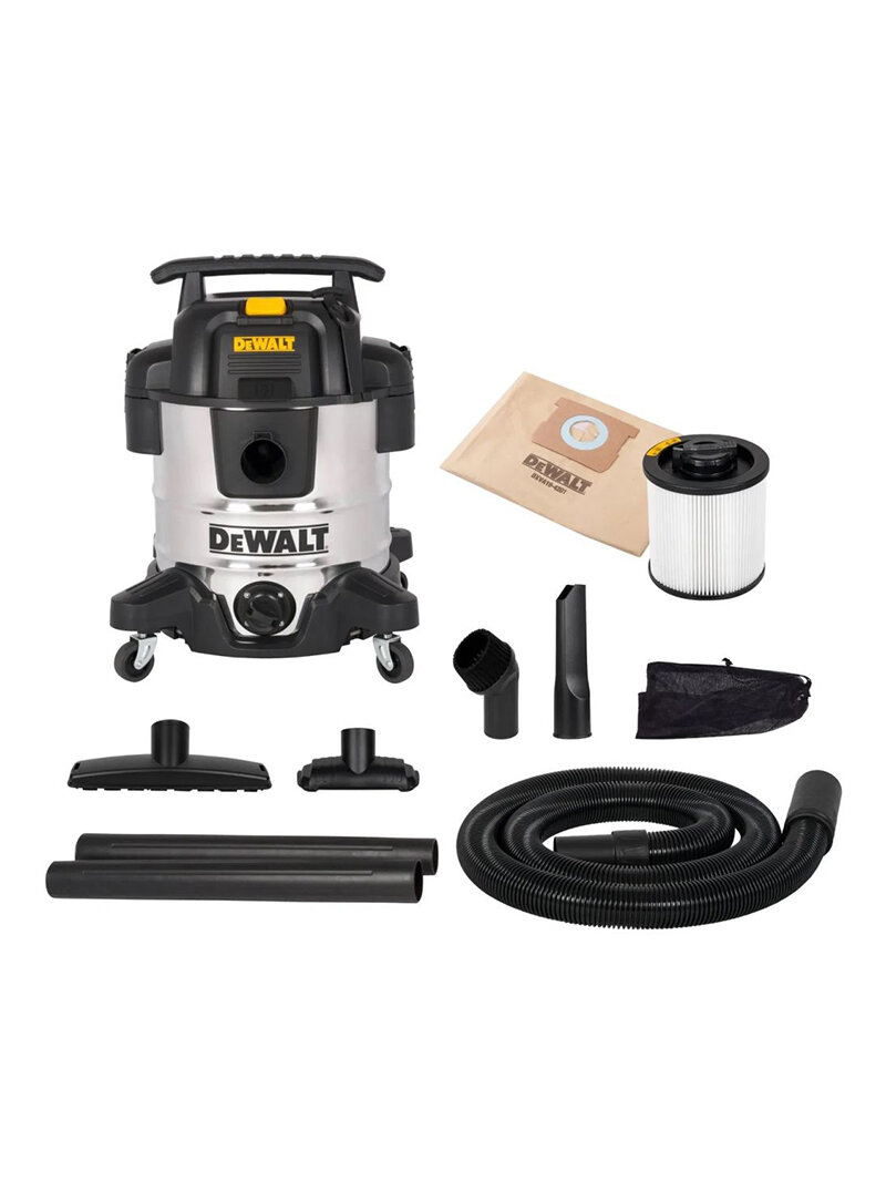 Пылесос DeWalt DXV30SPTA, строительный, 1150Вт, 30л, 2,1 м, серый