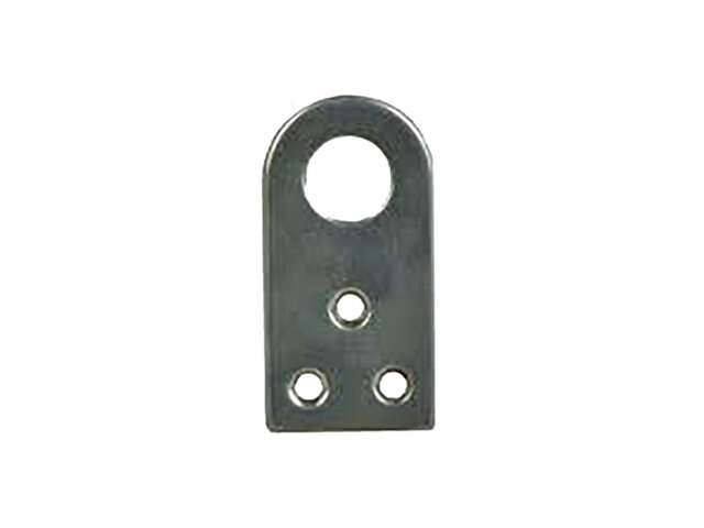 Проушина дверная прямая, 30х70 мм, оцинкованная сталь, цвет цинк