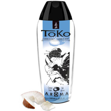 Shunga Toko Aroma Coconut Water, 165 мл Лубрикант с нежным вкусом, Кокосовая вода
