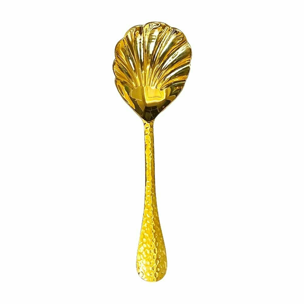 Ложка из нержавеющей стали в форме ракушки