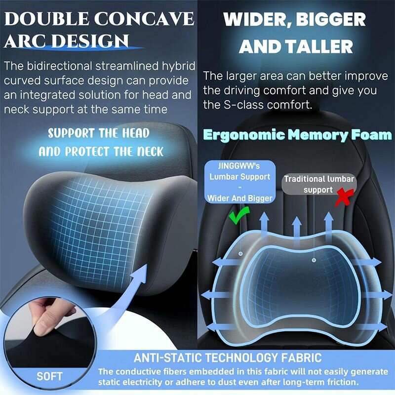 1 упаковка подголовников из пеноматериала с эффектом памяти для автомобилей Haval