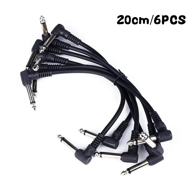 Кабель для гитарных педалей 6 шт. 20cm