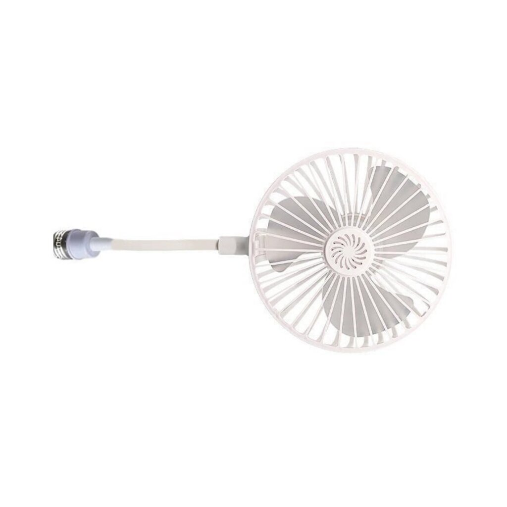 E27 Space Saving Desktop Fan Dormitory Small Fan Socket Direct Small Fan Easy Installation Office Desktop Use