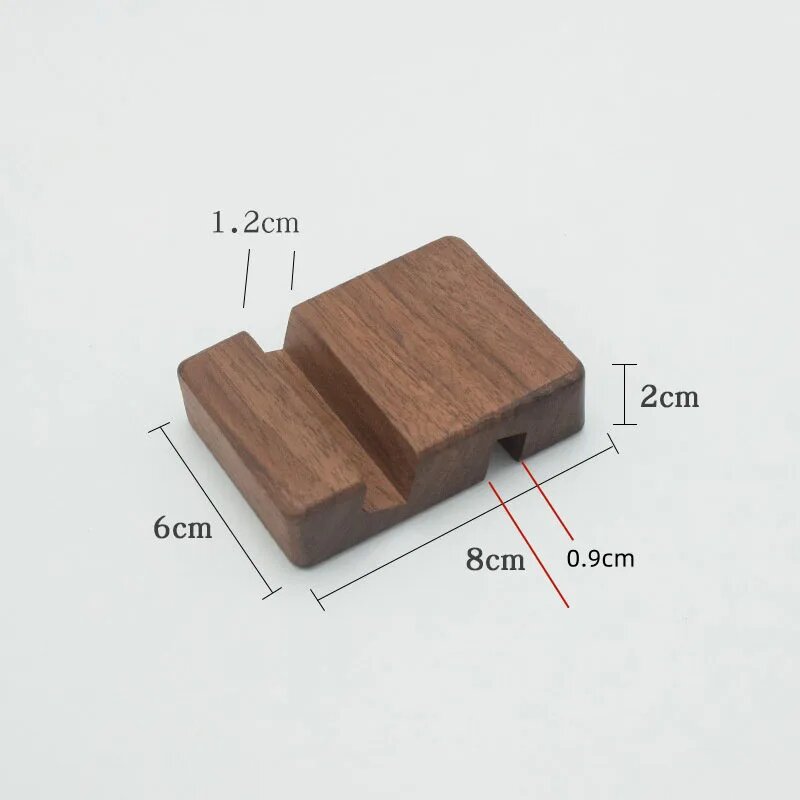 Деревянная подставка для телефона Walnut 8x6x2