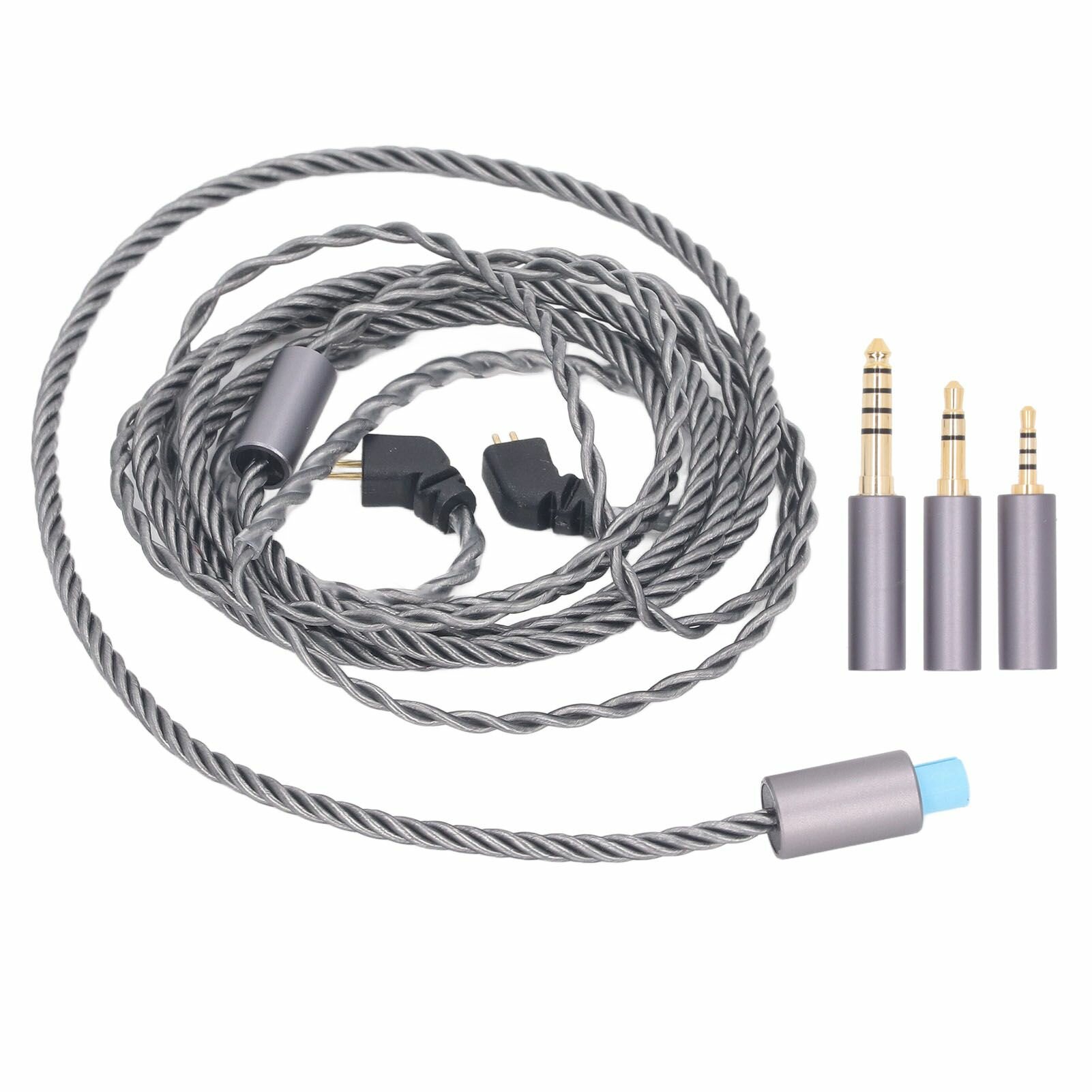 Кабель для наушников 0.78мм 2-pin, штекеры 3.5/2.5/4.4мм, для TFZ, KZ