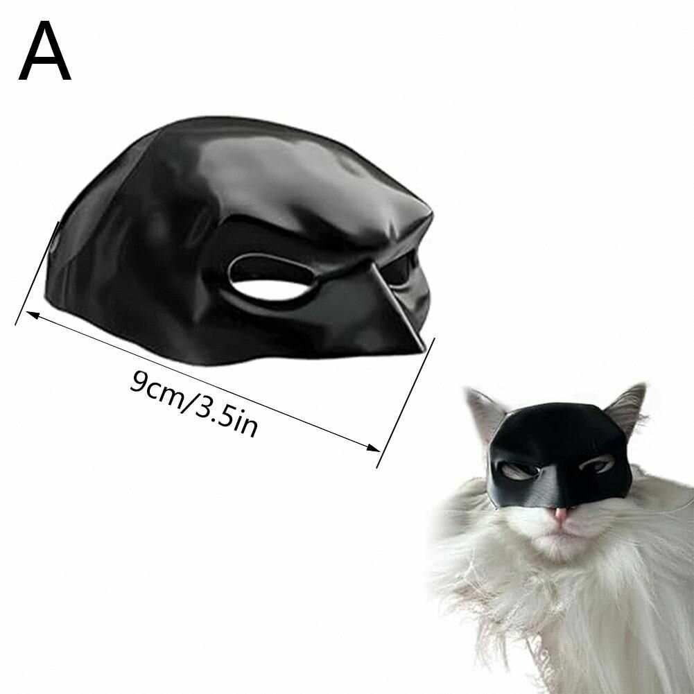 1шт Маска "Бэтмен" для кошек и собак, Маска бэтмена для кота